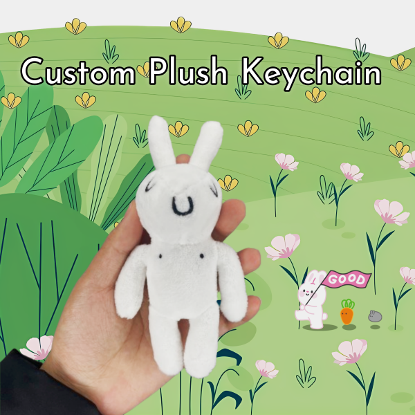 Wholesale Customized Plush Keychains with Logo as Promotional Gifts for ...